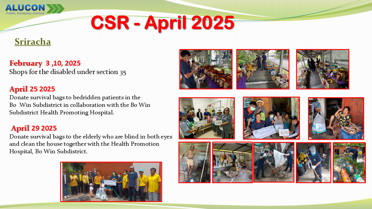 CSR Activity Calendar