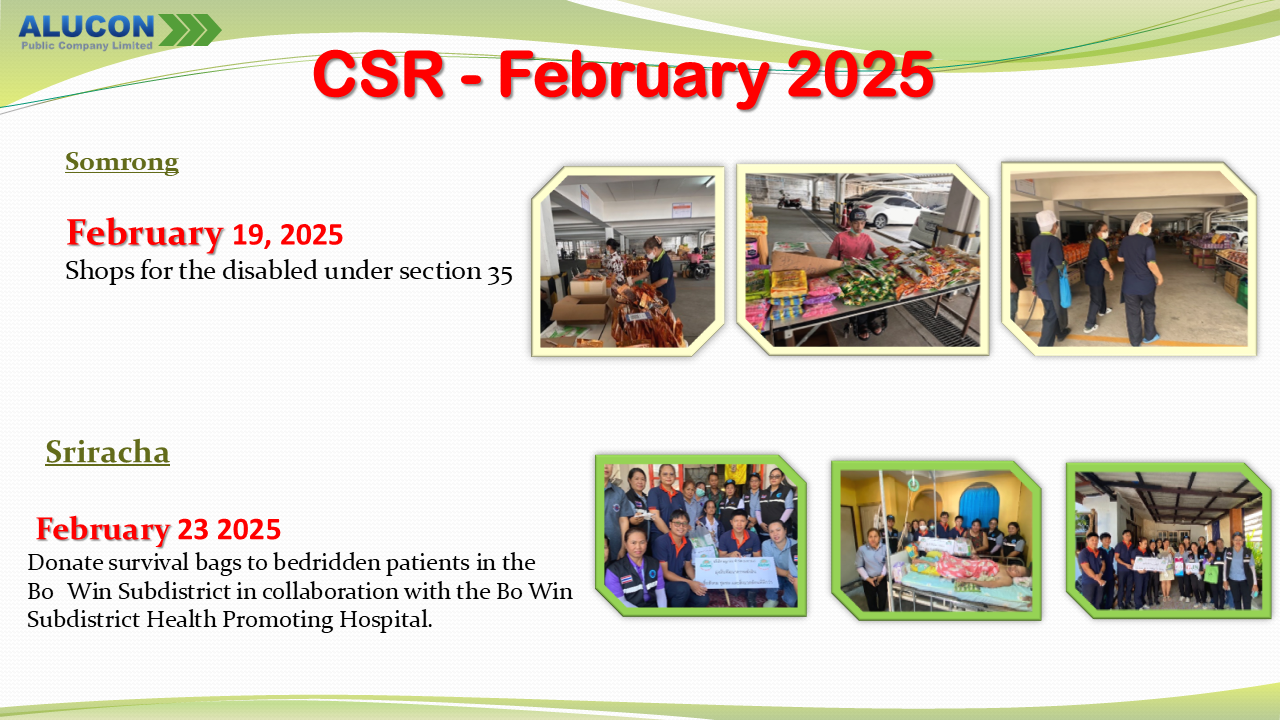 CSR Activity Calendar