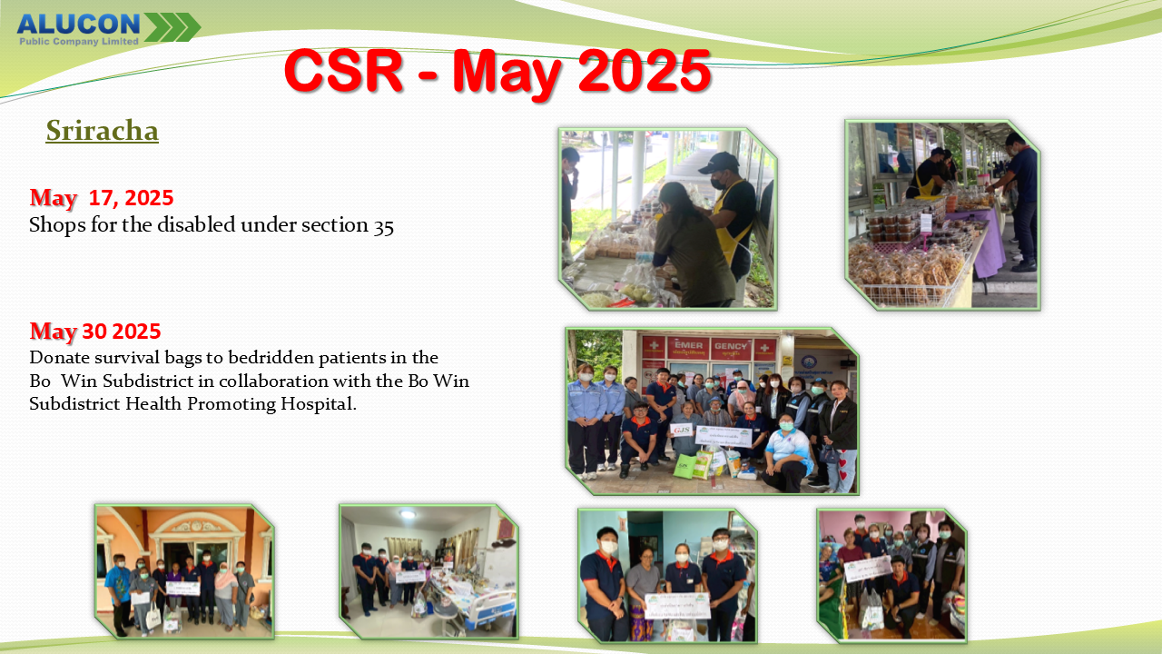 CSR Activity Calendar
