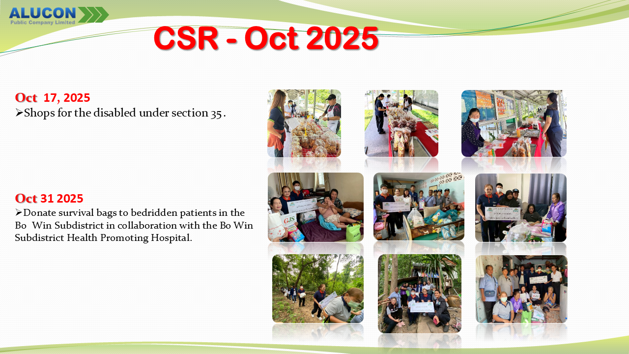 CSR Activity Calendar