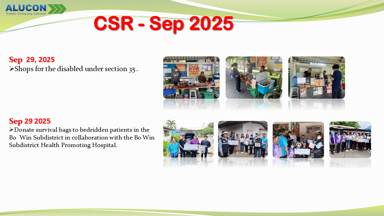 CSR Activity Calendar